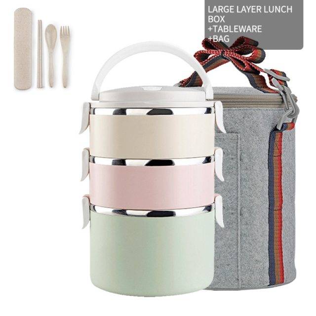 Multilayer Stainless Steel Lunch Boxes Set