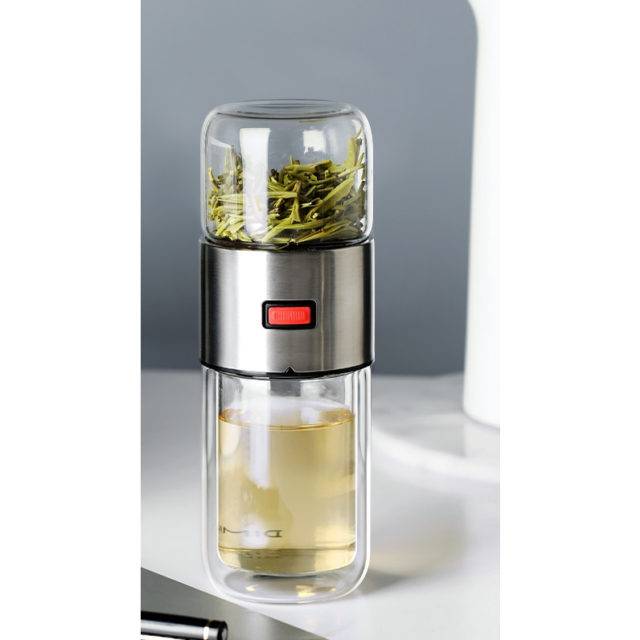 Glass Tea Bottle for Travel