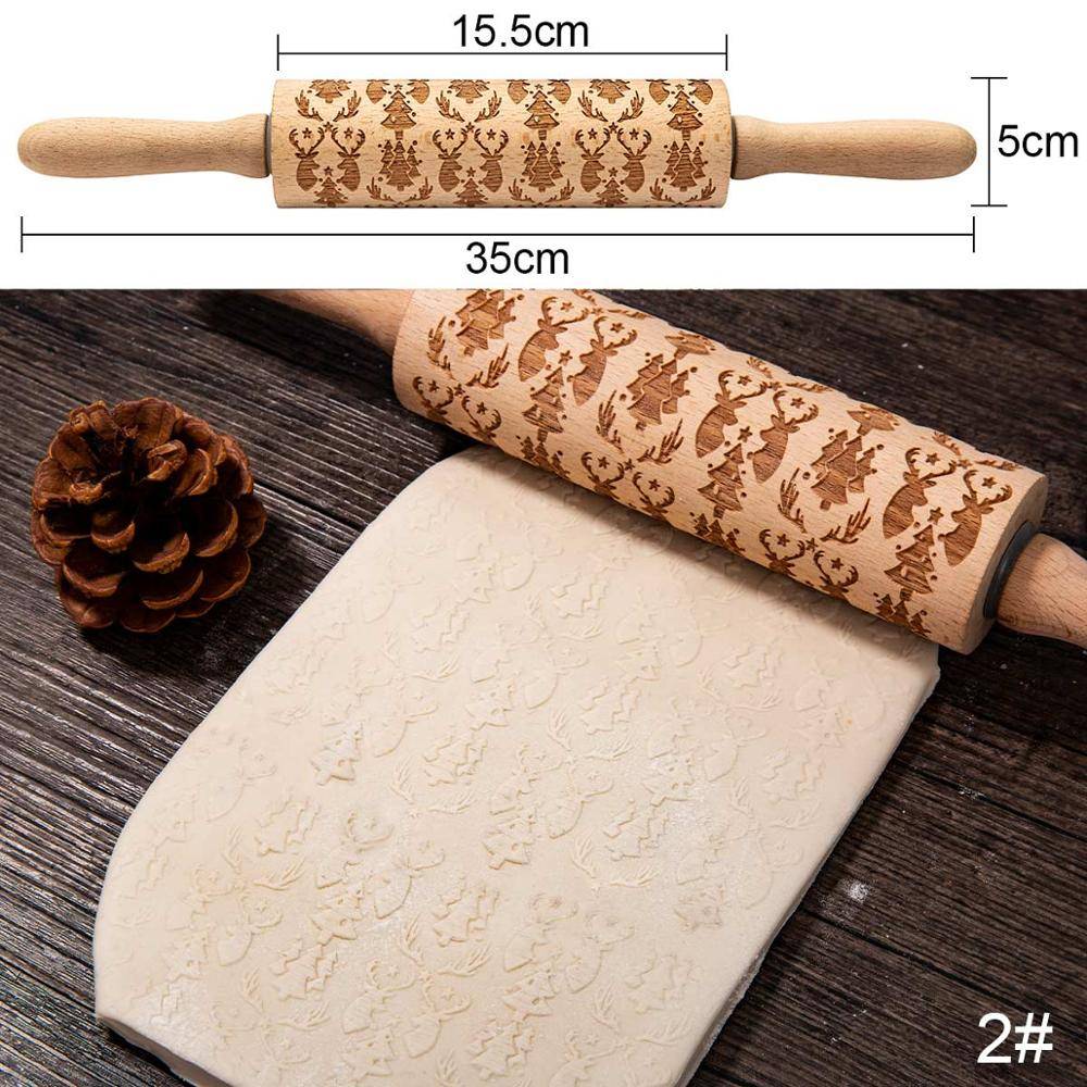 Embossing Rolling Pin - Nature Eco Shop